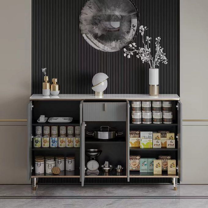 Modern Modern Light Wood Sideboard Hotel Luxury Sideboard Buffet