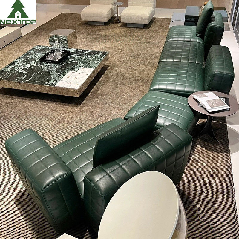 1800*1000mm Hotel Lobby Furniture Home Office Luxury Green Leather ...